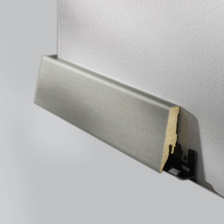 Rodapiés modernos para suelo laminado | LOGOCLIC®