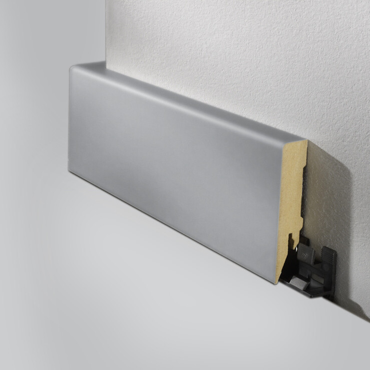 Rodapiés modernos para suelo laminado | LOGOCLIC®