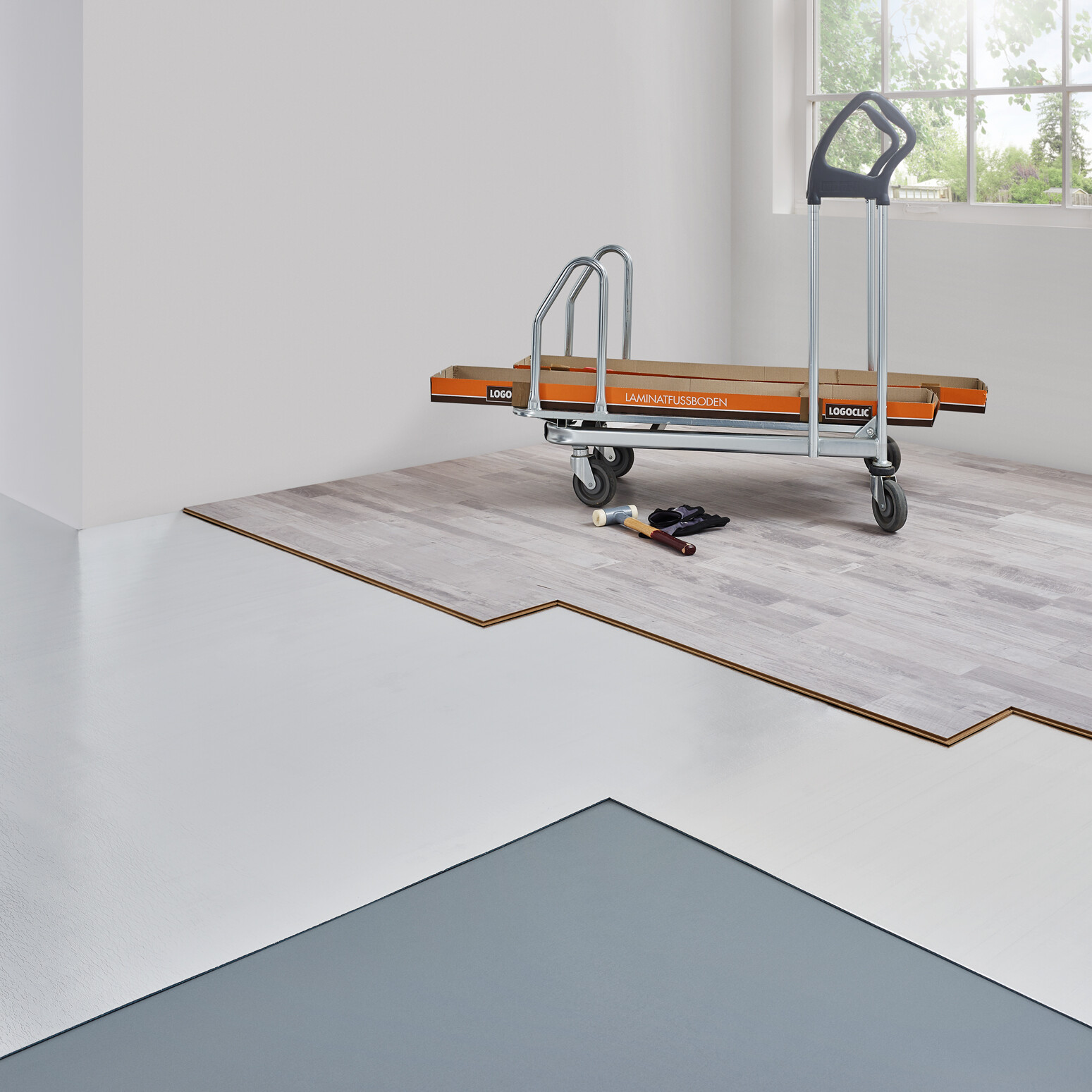 Insulation & insulating underlays for laminate | LOGOCLIC®